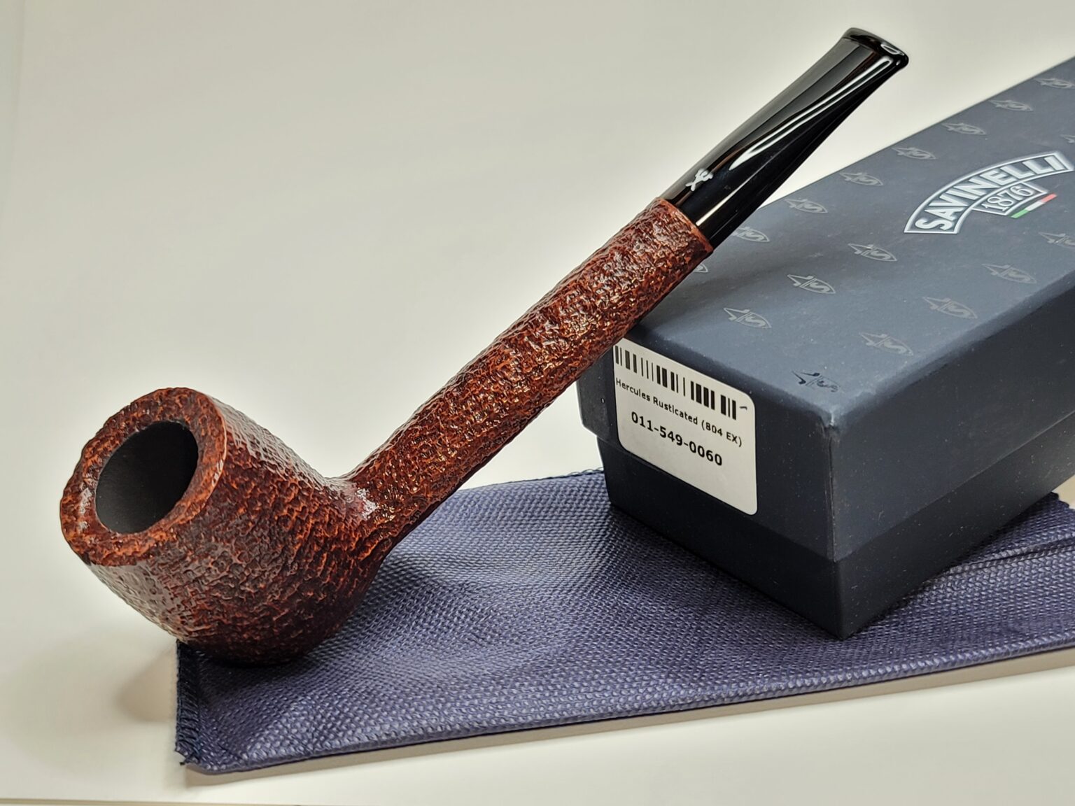 Savinelli Hercules 804 EX Rusticated Canadian Briar Pipe [SOLD OUT ...