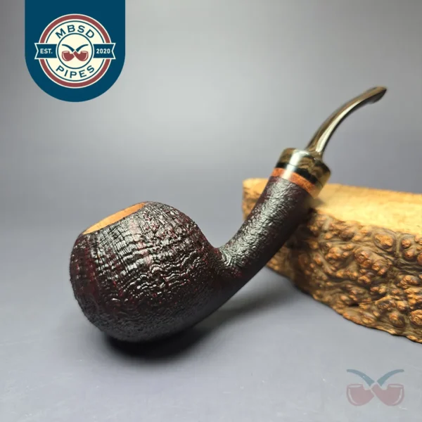 Papa Bear’s Pipes by Tim Beaumont Sandblasted Apple Handmade Briar Pipe ...