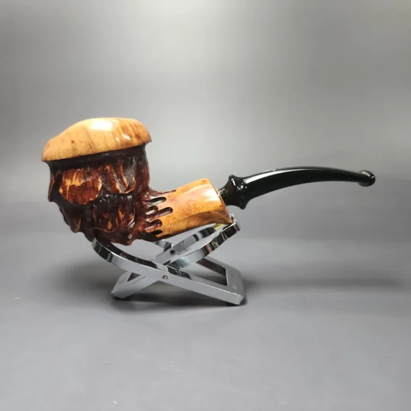 Nording Spruce Cone Partially Rusticated Freehand Estate Briar Pipe ...
