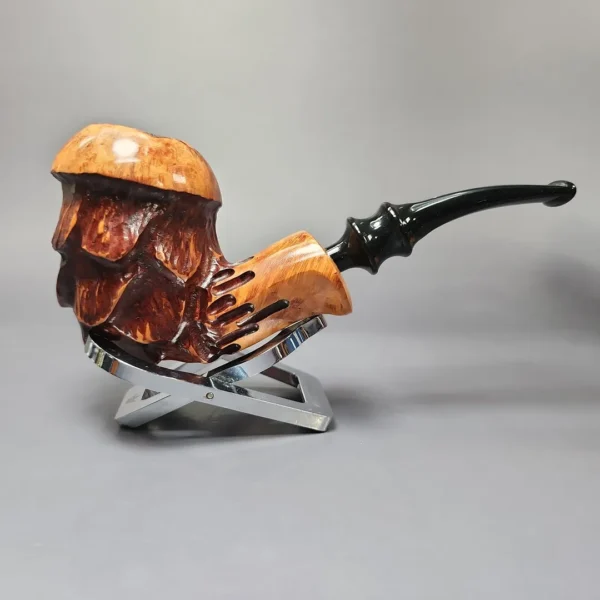 Nording Spruce Cone Partially Rusticated Freehand Estate Briar Pipe ...