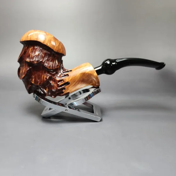 Nording Spruce Cone Partially Rusticated Freehand Estate Briar Pipe ...
