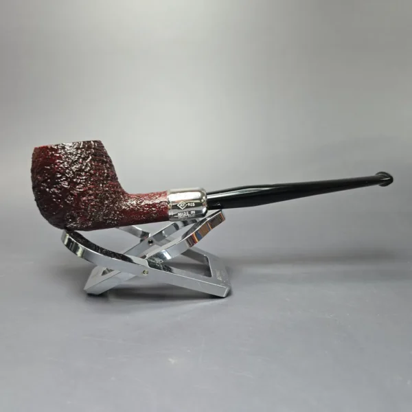 Ashton Pebble Grain X Sandblasted Prince w/ Silver Estate Briar Pipe ...
