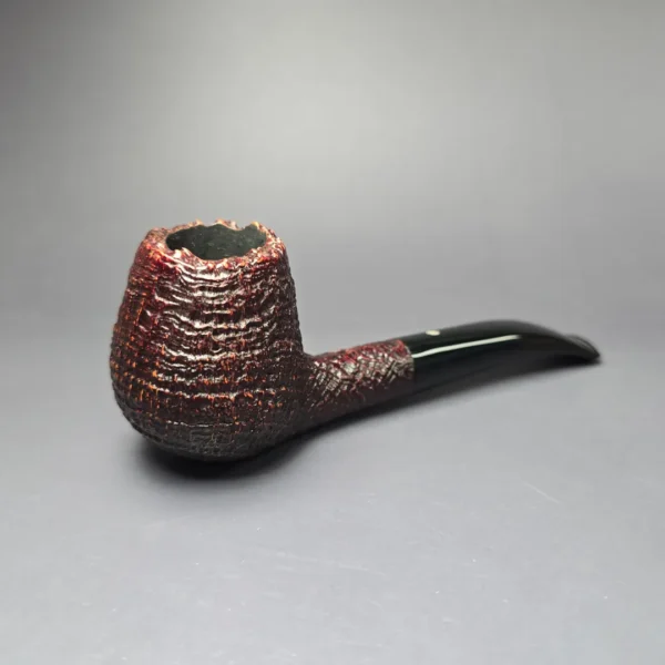 Ashton 1986 Pebble Grain XXX Sandblasted Brandy Estate Briar Pipe ...