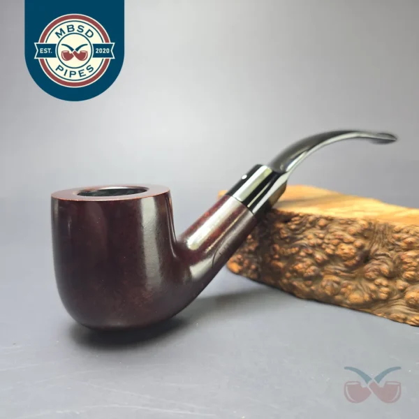 Dunhill 1997 Bruyere 5215 Smooth Bent Pot Estate Briar Pipe, English ...