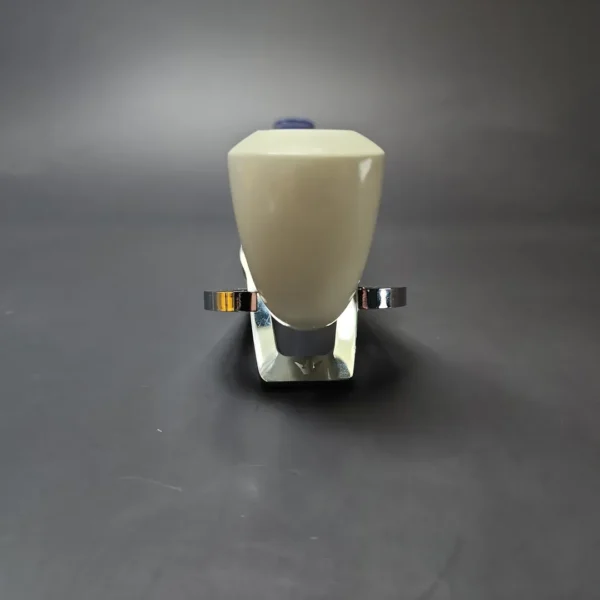 Smooth Bent Dublin w/ Blue Stem & Case Estate Block Meerschaum Pipe ...