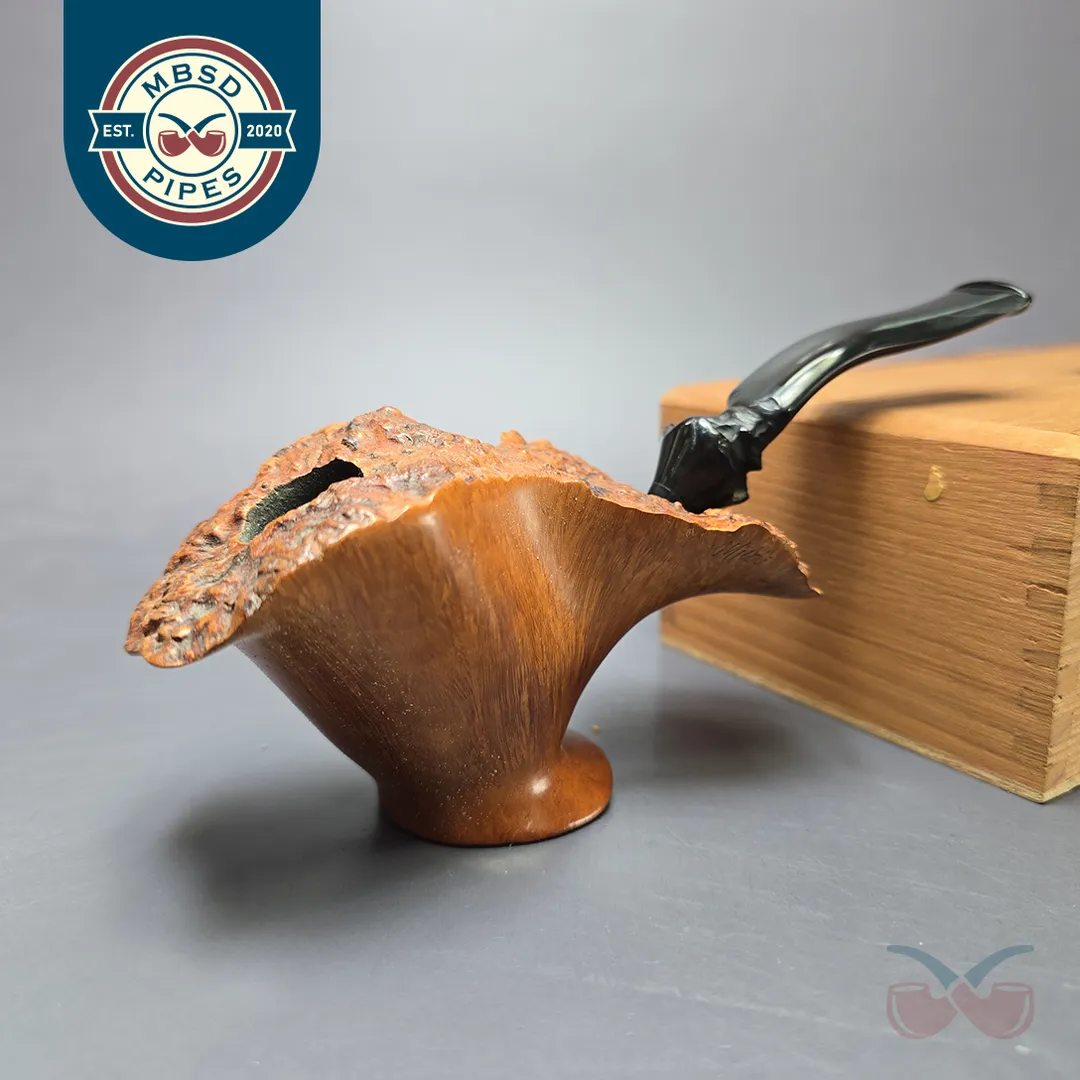 Micoli (Robert Burns) Smooth Freehand Sitter Estate Briar Pipe ...