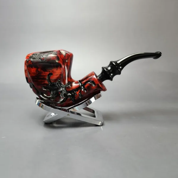 Nording Fantasy Partially Rusticated Freehand Estate Briar Pipe ...