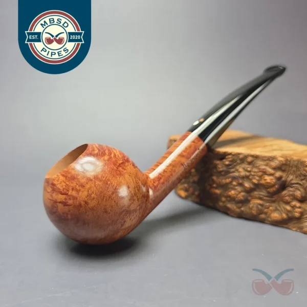 Luciano 2012 55 B Smooth Apple Estate Briar Pipe, Unsmoked - MBSD Pipes