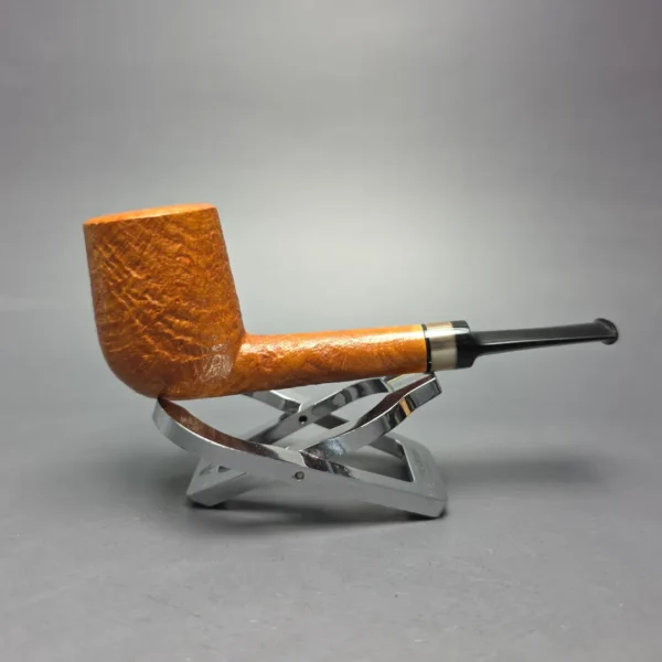 Brentegani Partially Sandblasted Lovat w/ Horn Handmade Briar Pipe, New ...