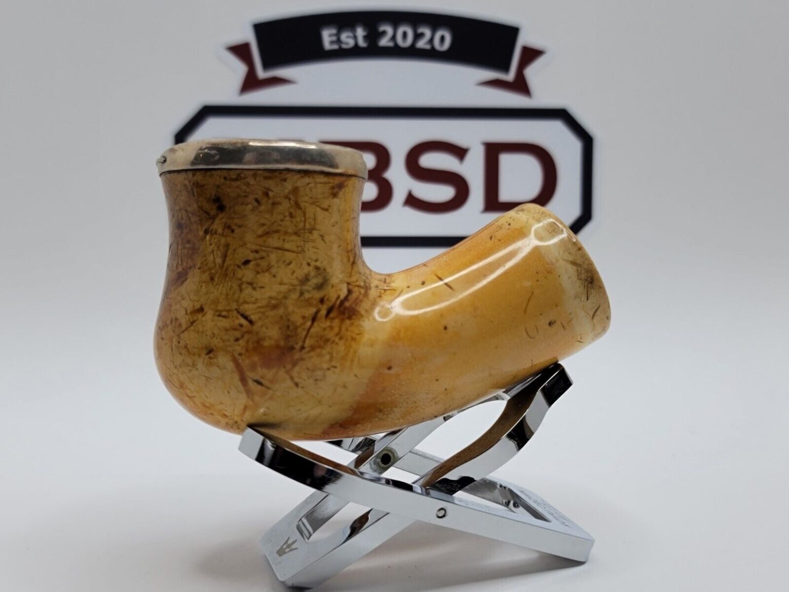 Antique 19th Century Block Meerschaum Kalmasch Tobacco Pipe, Victorian ...