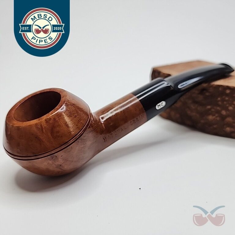Mastercraft Smooth Bent Rhodesian Briar Tobacco Pipe, Unsmoked, France ...