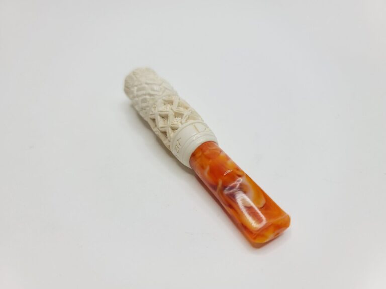 Vintage Unsmoked Block Meerschaum Cigar Cigarette Holder, Cheroot Pipe ...