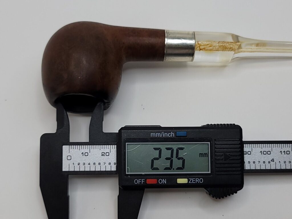 Vintage No Name Apple Estate Briar Tobacco Smoking Pipe, Perspex Stem ...