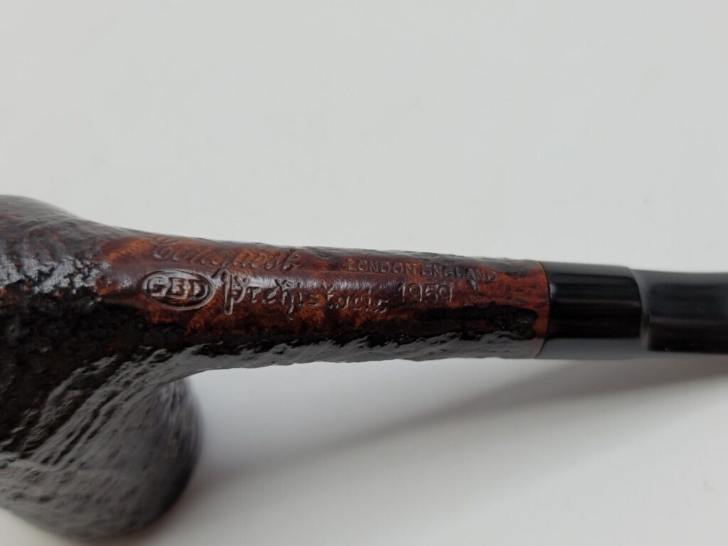 GBD Conquest Prehistoric 1959 Sitter Estate Briar Tobacco Pipe, London ...