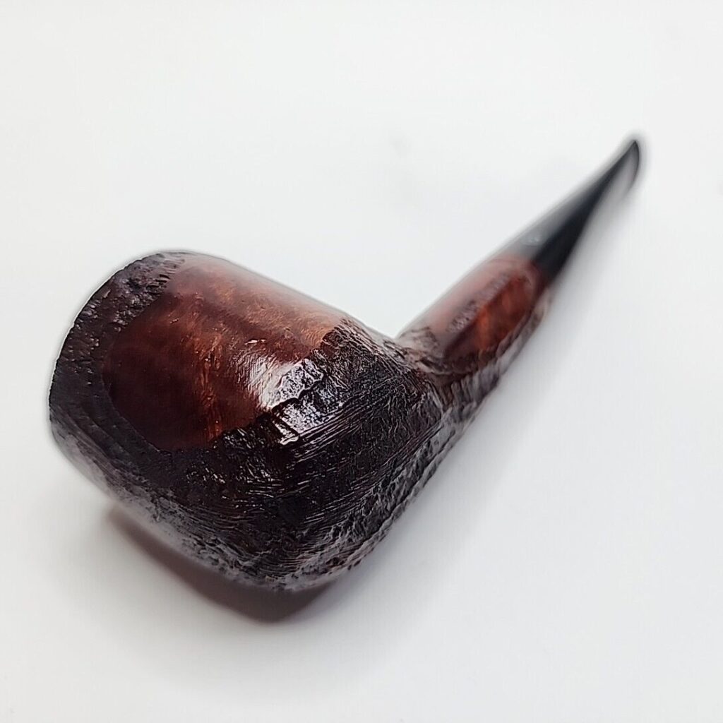 Vintage Walnut Antique Partially Rusticated Briar Tobacco Pipe ...