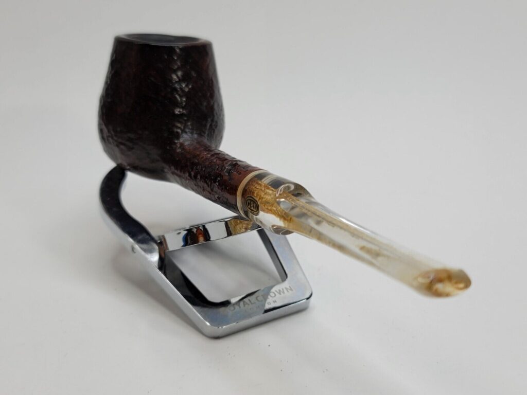 GBD Conquest Prehistoric 9518 Estate Briar Tobacco Pipe, Perspex ...