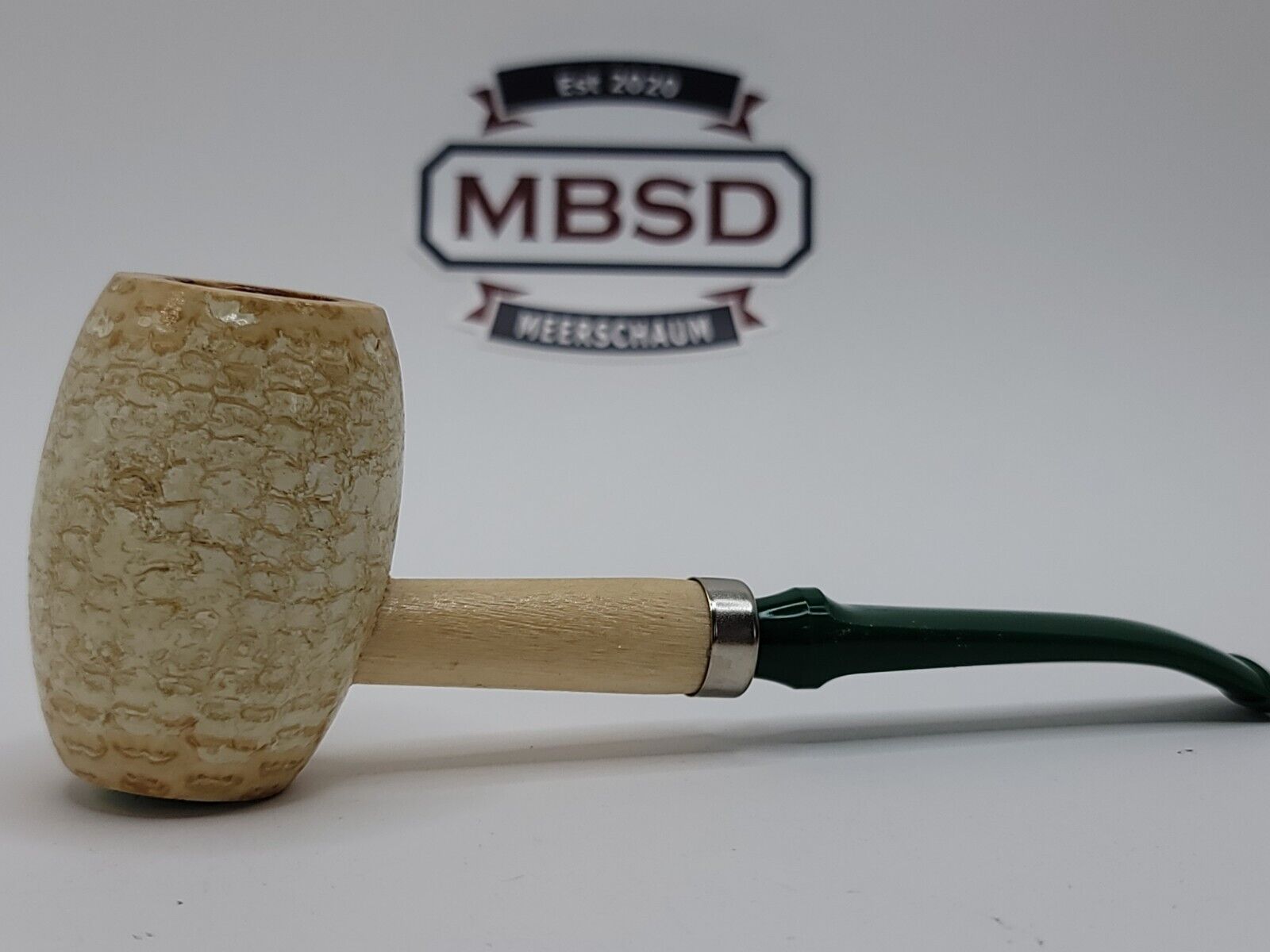 Missouri Meerschaum The Boone Bent Corn Cob Tobacco Smoking Pipe, 6mm Filter [SOLD OUT]