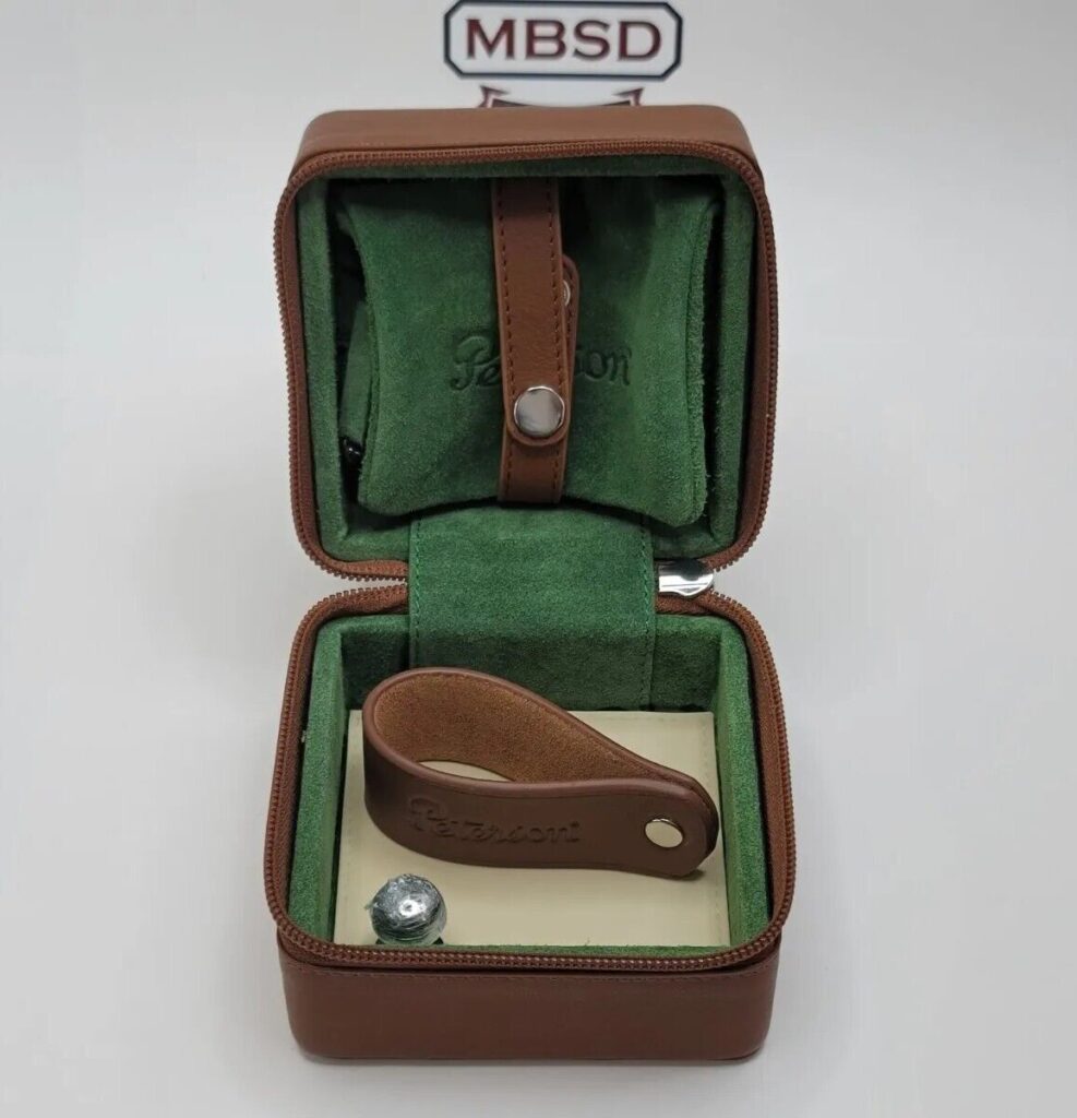 Peterson Grafton System Tobacco Pipe Travel Case, Leather Pipe Box, New ...