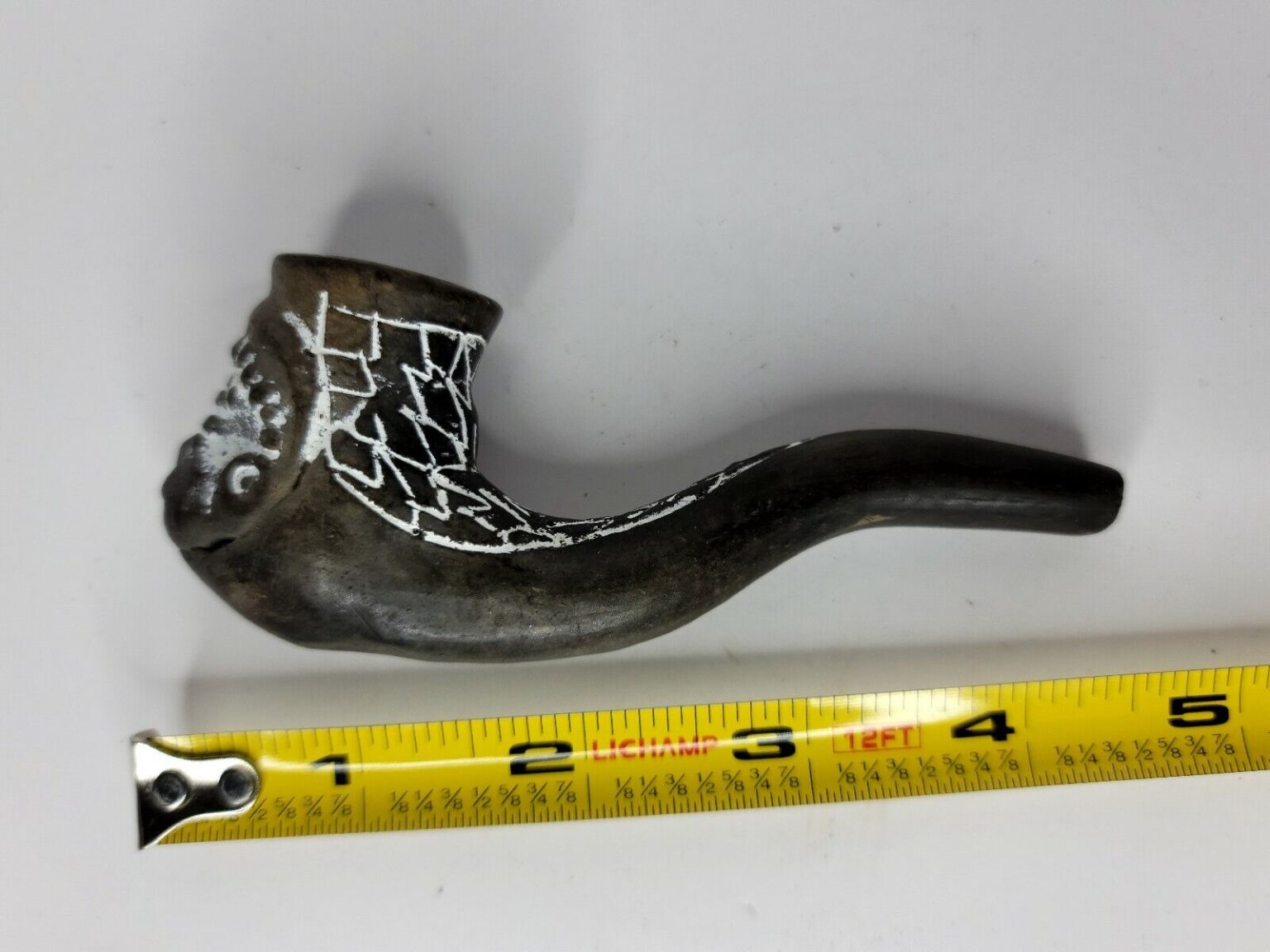 RARE Ancient Antique Indian Aztec Mayan Effigy Clay Pipe – MBSDpipes.com