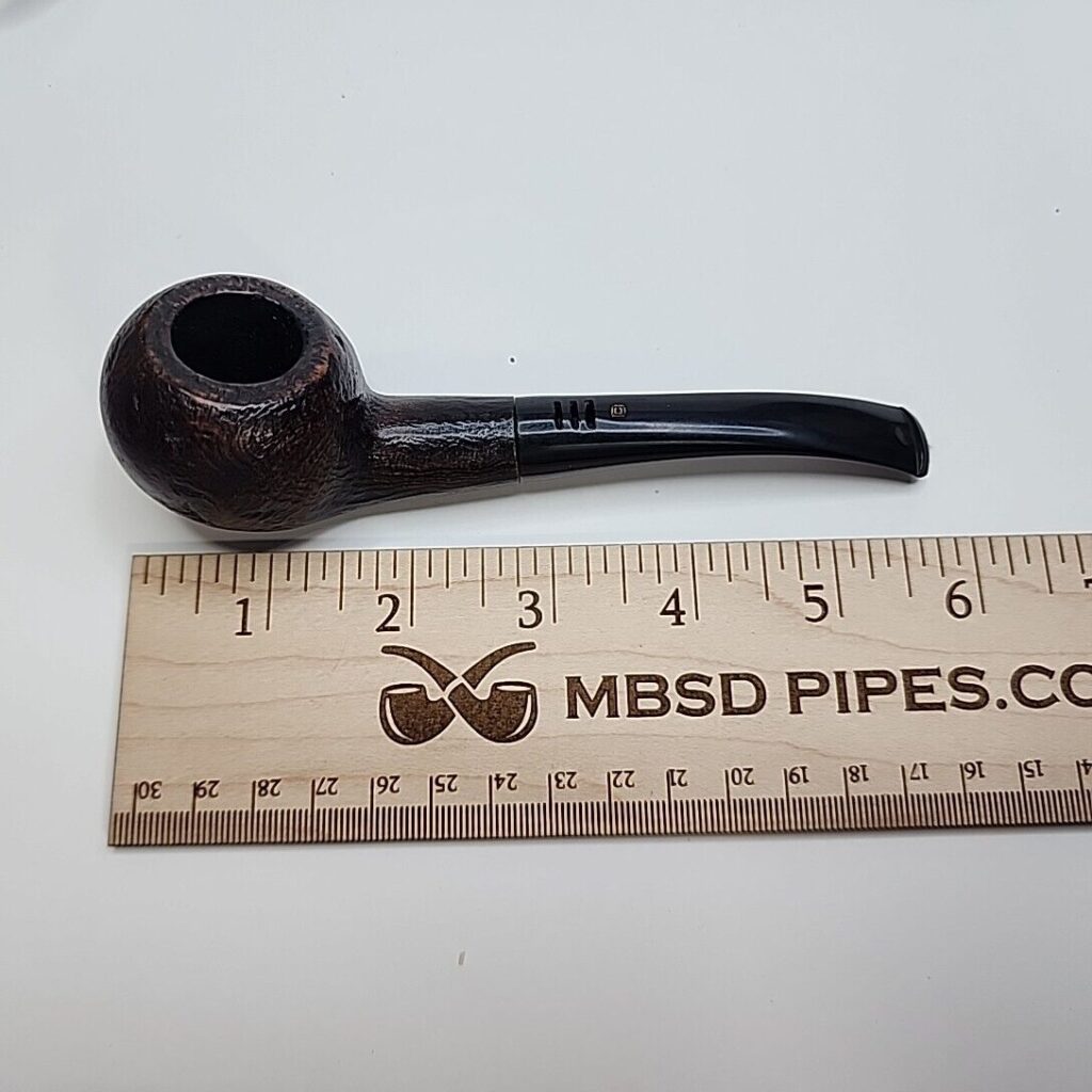 EA Carey Magic Inch Rusticated Bent Author Estate Briar Tobacco Pipe ...
