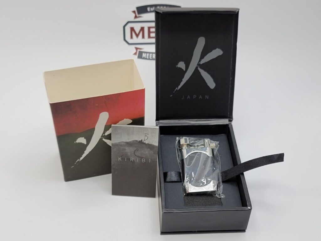 Kiribi Mikazuki Short Black Matte Japanese Made Tobacco Pipe Lighter ...