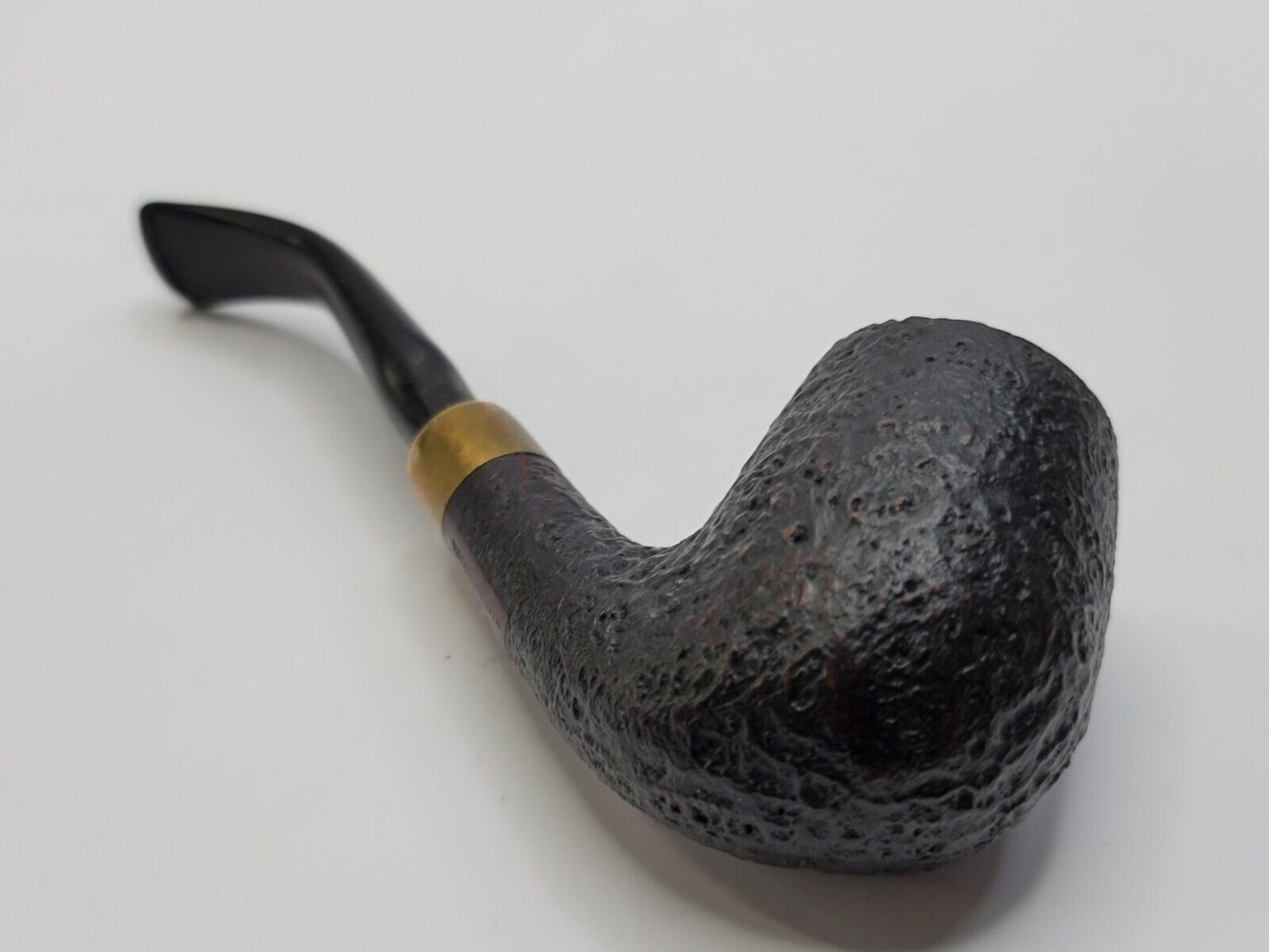 Stanwell De Luxe 83M, Sandblasted Army Mount Bent Billiard, Danish ...