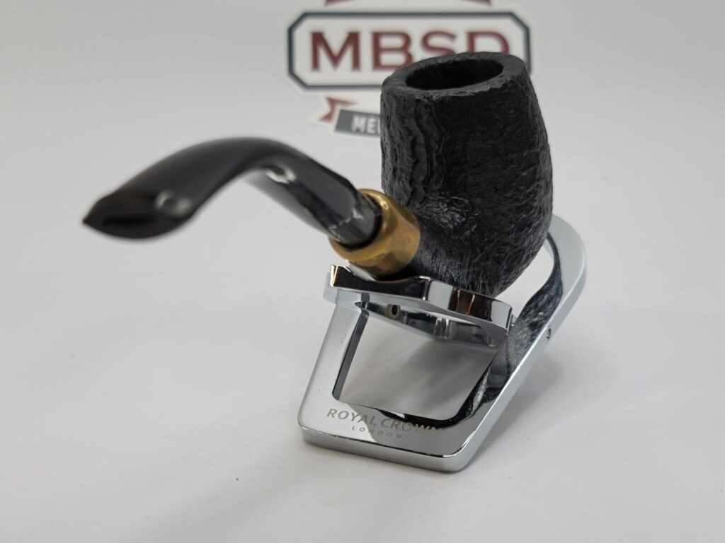 Stanwell De Luxe 83M, Sandblasted Army Mount Bent Billiard, Danish ...